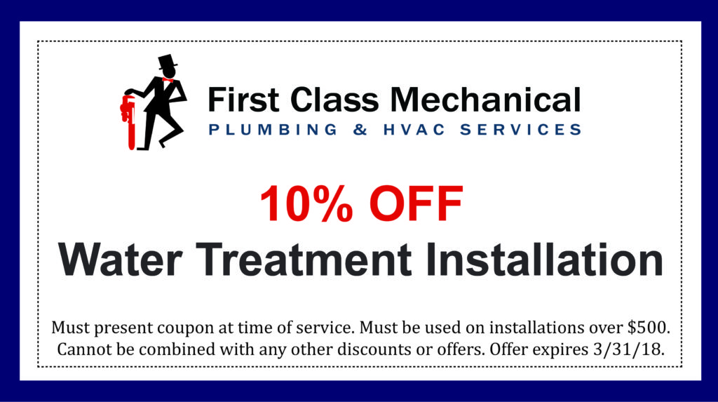 Water Treatment Coupon | First Class Mechanical